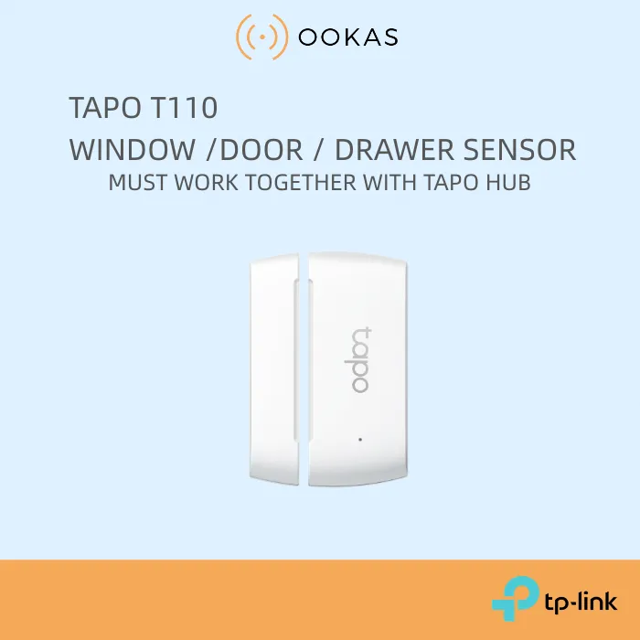 TP-Link Tapo T110 Smart Contact Sensor for Window / Door / Drawer ...