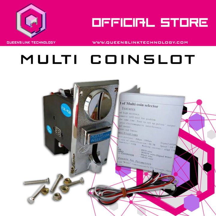 UNIVERSAL MULTI COIN SELECTOR COINSLOT COMPATIBLE FOR ANY BOARD IN WIFI ...