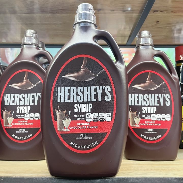 Sốt Topping Siro Socola Nguyên Chất Hershey's Syrup Chocolate 1.36kg ...
