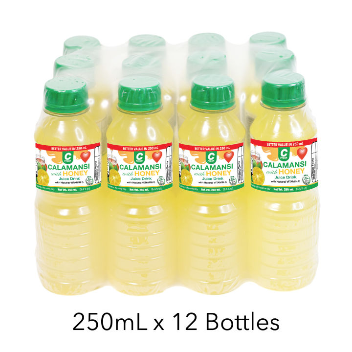 CFRESH Calamansi with Honey Juice Drink (250mL x 12 Bottles) | Lazada PH