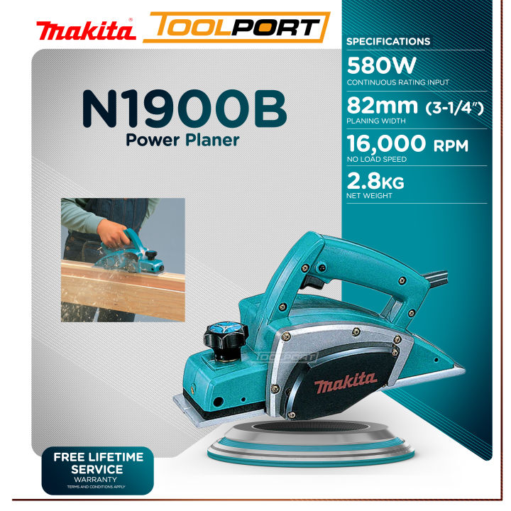 Makita N1900B Power Planer 3-1/4" (Made in Japan) [ TOOLPORT ] | Lazada PH