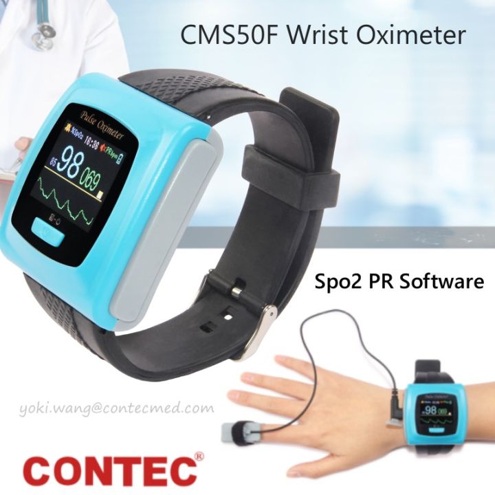 CONTEC CMS50F Wrist Finger Tip Pulse Oximeter Spo2 Blood Oxygen Pulse ...