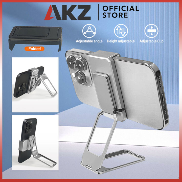 AKZ 360°Rotation Mobile Phone Ring Holder Adjustable Finger Holder Foldable Stand Magnetic Car ...