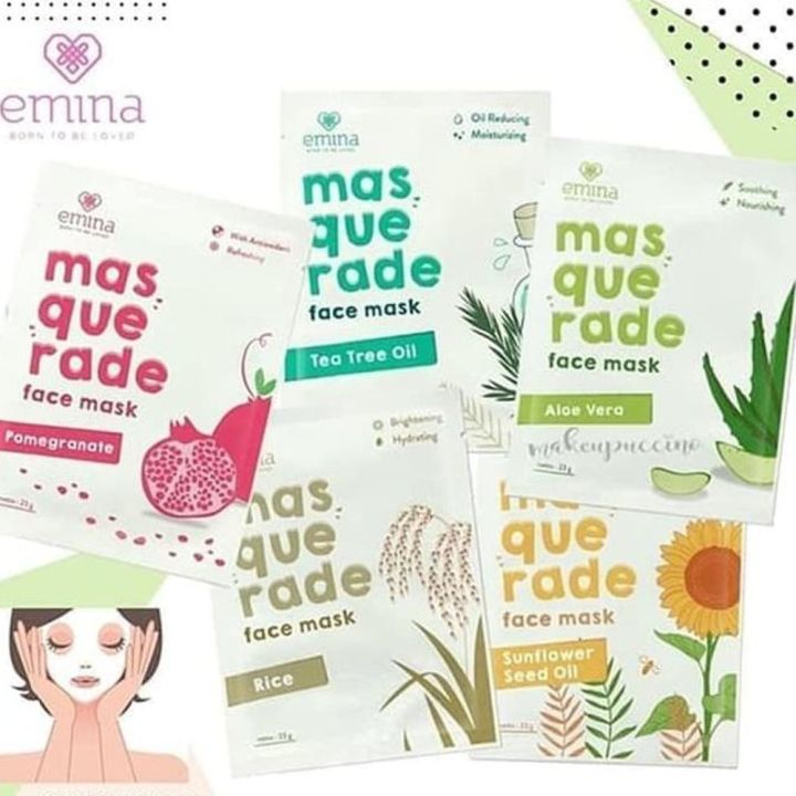 EMINA Masquerade Face Mask | Lazada Indonesia