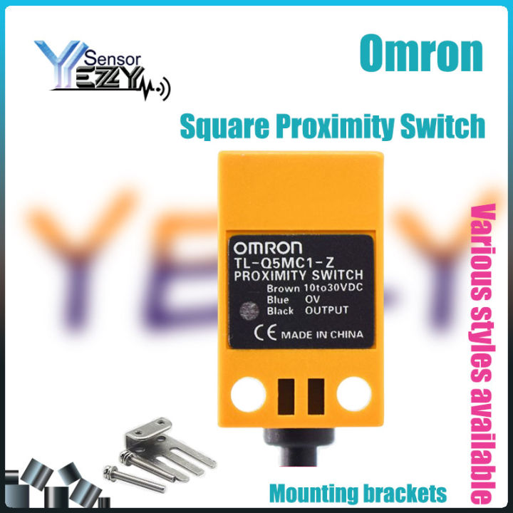 Omron Square Proximity Switch TL-Q5MC1-Z TL-Q5MC2-Z NPN PNP DC AC Three ...
