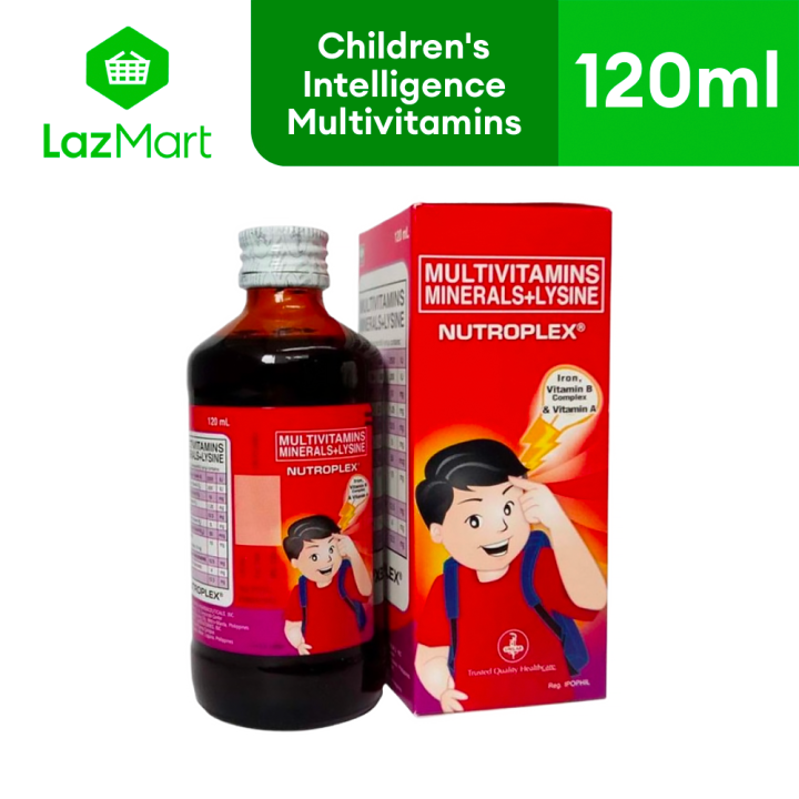 Nutroplex 120mL Syrup Multivitamins For Children For Intelligence ...