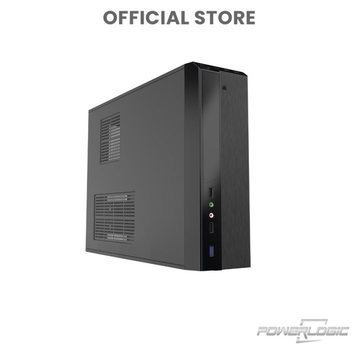 Powerlogic Q5 Slim Mini-Micro ATX PC Desktop Case with 600w PSU | Lazada PH