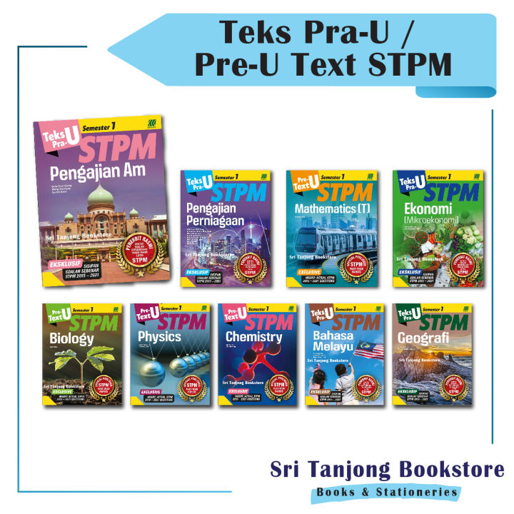 SRI TANJONG | STPM: Teks Pra U STPM Semester 1 (Sasbadi) Buku Rujukan Penggal 1 | Lazada