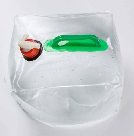 10L Foldable / Portable Water Carrier Bag with Dispenser Tap for picnic ...