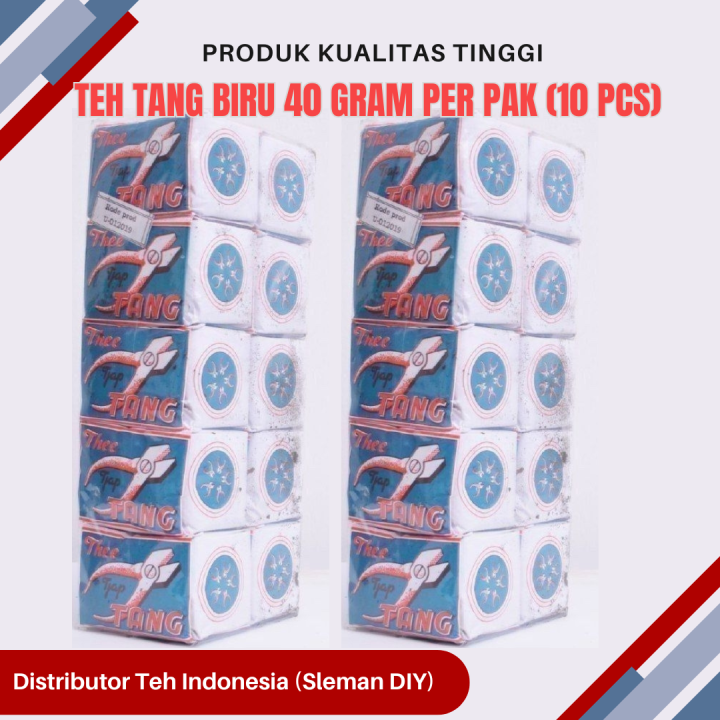 Teh Tang Biru 40 gr Per Pack (isi = 10 pcs /bungkus) | Lazada Indonesia