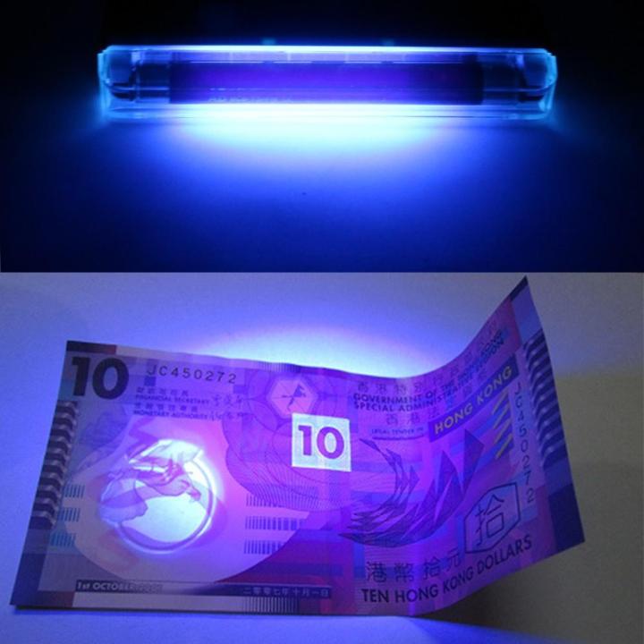 Money Counter Ticket Cash Detector UV Lamp Light Torch Led Flashlight ...
