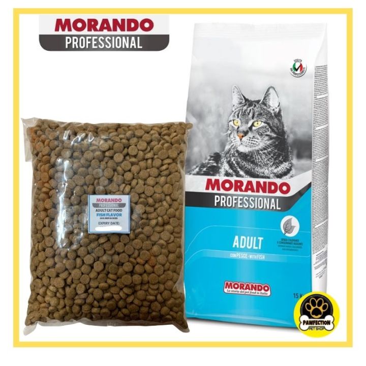 Morando Professional adult cat food (FISH FLAVOR) 1 KILO REPACKED ...