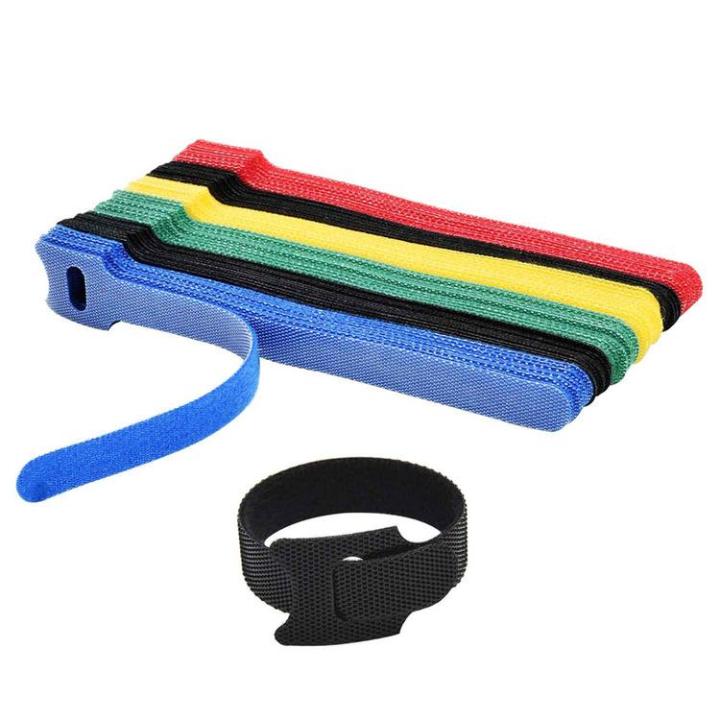 50PCS Velcro Data Cable Tie Fastening Cable Ties Wire Winder Earphone ...