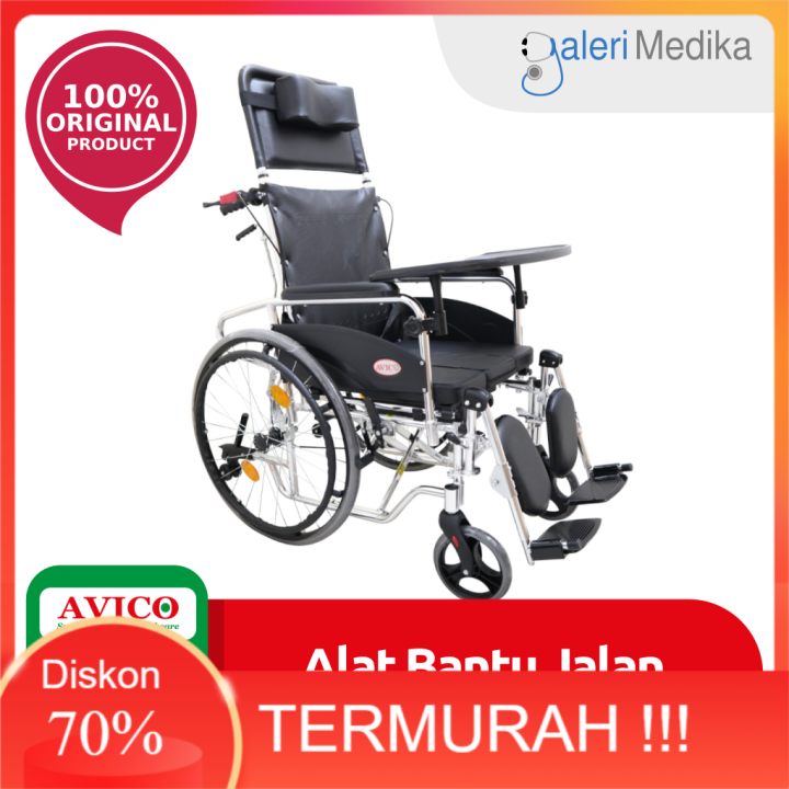 Kursi Roda Multifungsi - Avico Zeus 4in1 Kursi Roda Aluminium Kursi ...