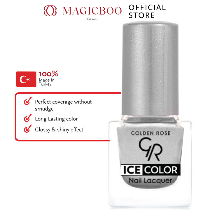 Magicboo Golden Rose Ice Color Nail Lacquer-157 6ml | Lazada