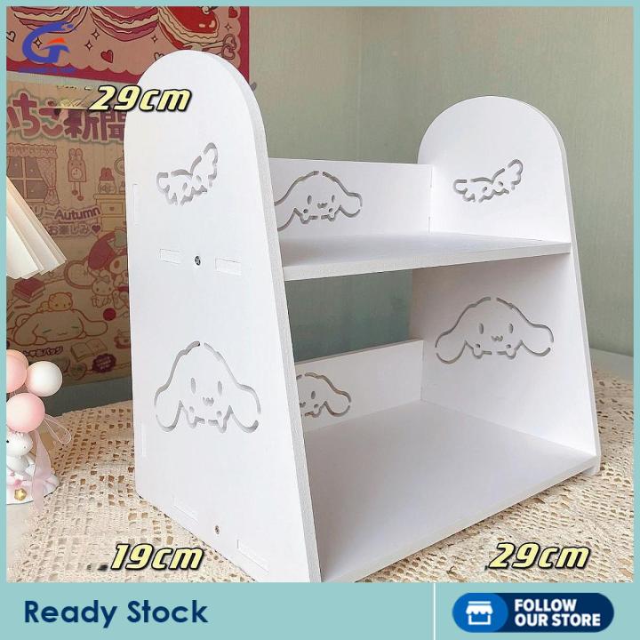 Gazechimp Desktop Shelf Multipurpose Wood Paper Holder Display Stand ...