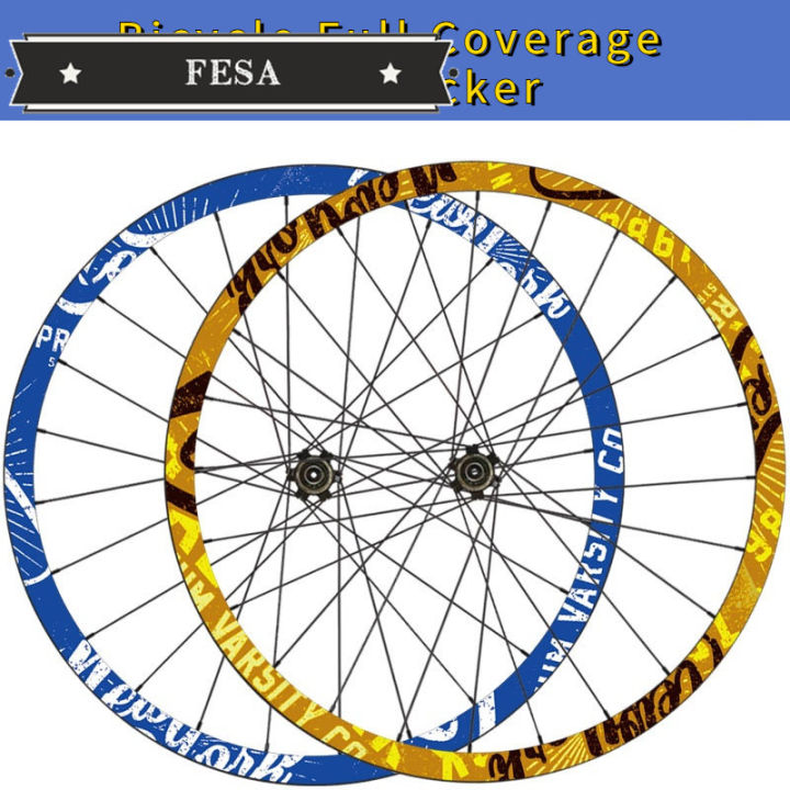 FESA MTB Bike Rim Stickers width 19mm 26" 27.5" 29" 700C Road Wheel Set ...