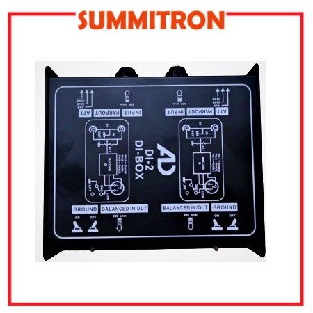AD DI-2 DI-BOX PASSIVE DUAL DIRECT BOX FOR ELECTRIC GUITARS | Lazada PH