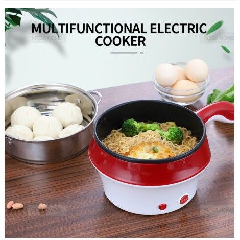 2 Layer Stainless Steel Pan Electric Steamer electric hot pot steamed ...