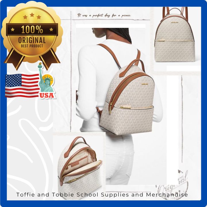 Michael Kors Sheila Medium Logo Backpack | Lazada PH