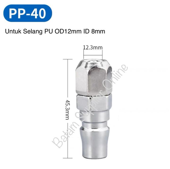 Quick Coupler PP 10 20 30 40 Kopler Selang Angin | Lazada Indonesia