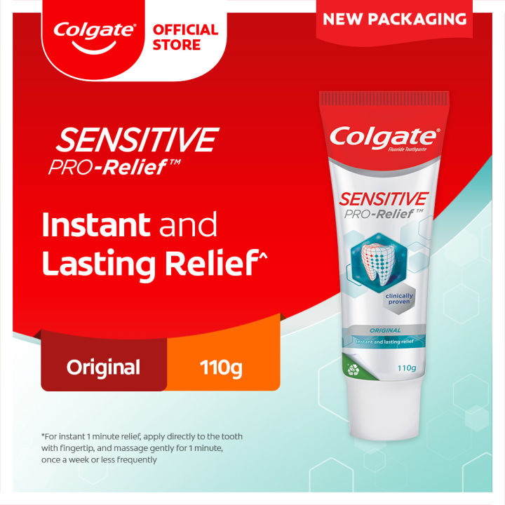 Colgate Sensitive Pro Relief Original Toothpaste 110g | Lazada