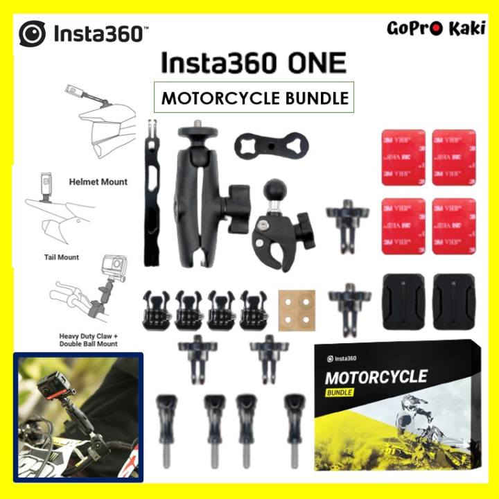 Insta360 Motorcycle Mount Bundle For Insta360 One X / One R ( Original ...