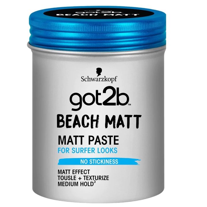 Schwarzkopf got2b Beach Matt Matt Paste ชวาร์สคอฟ ก๊อตทูบี บีช แมทท์ แม ...