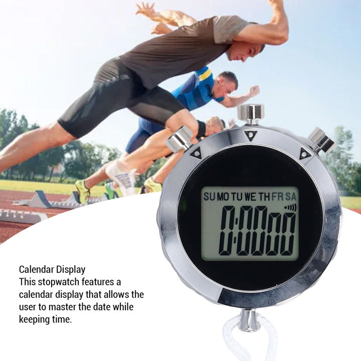 Stopwatch Timer Accurate Alarm Metal Stopwatch for Games | Lazada PH
