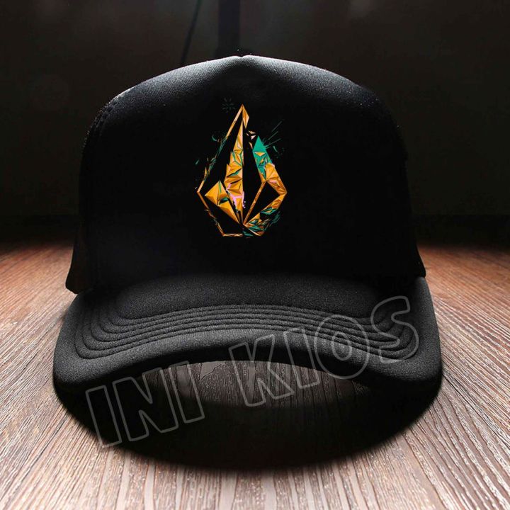 【Ready Stock】 Cool!!! Volcom Stone Trucker Cap Distro Men Women Plain ...