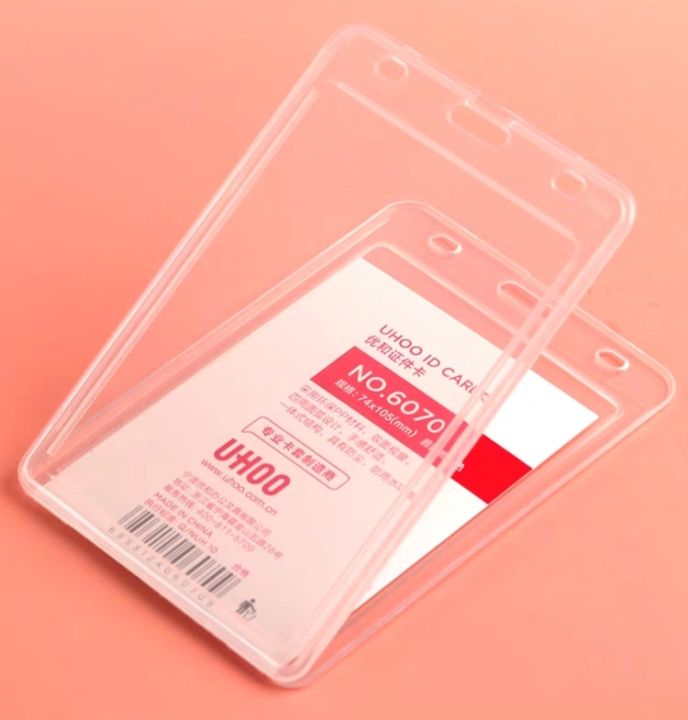 Flip Cover Type Transparent PVC Card Sleeve/ Waterproof ID Card ...