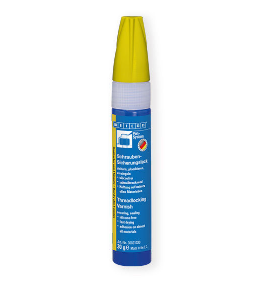 WEICON Threadlock Varnish 30 g - screw locking and corrosion protection ...