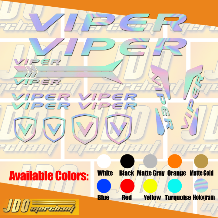 VIPER Bike Sticker Vinyl Decals | Lazada PH