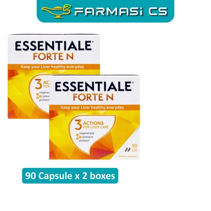 PROMO Essentiale Forte N 90 Capsules x 2 Boxes (TWIN) EXP:02/2026 [ Soy ...