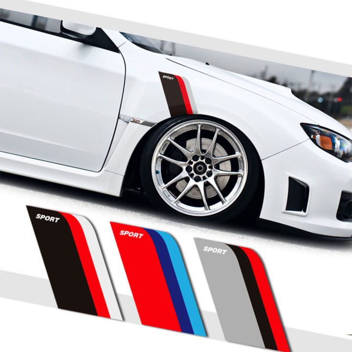 FUVOYA【Ready Stock】Universal Car Racing Sticker Sport Front Fender ...