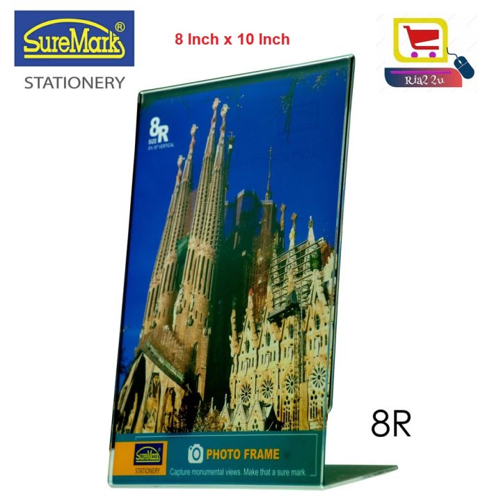 Acrylic Clear Card Holder Stand A4,Sign Label Frame, Desk Card Holders ...