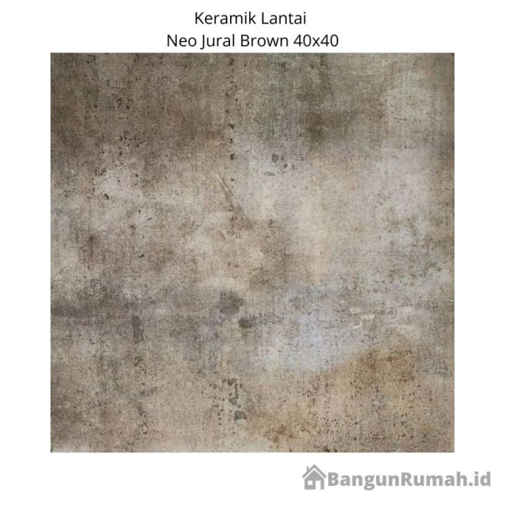Keramik Lantai Mulia Neo Jural Brown 40x40 | Lazada Indonesia