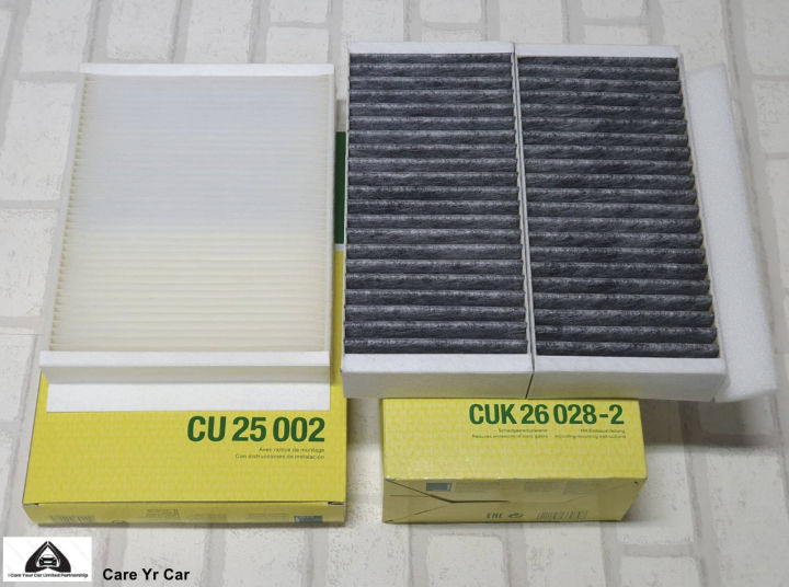 กรองแอร์ ตัวใน / ตัวนอก Benz ML W166 ( 2011 - 2015 ) / Cabin air filter ...