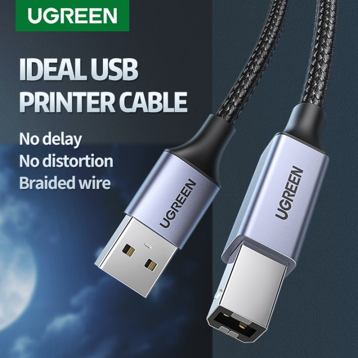 UGREEN USB Printer Cable USB Type B Male to A Male USB 3.0 2.0 Cable ...