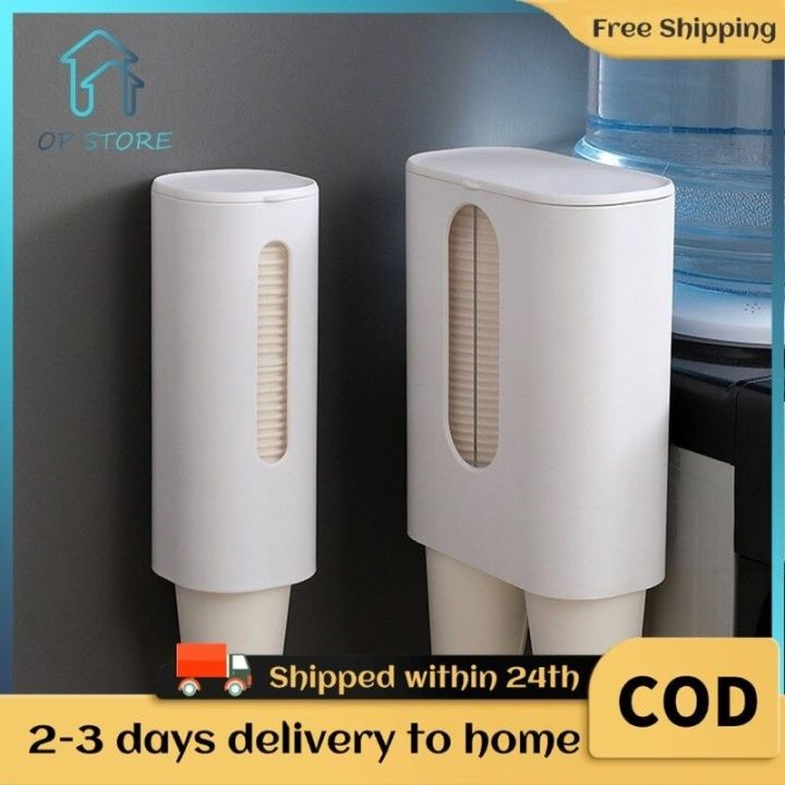 OP Pull Type Single/Double Automatic Cup Dispenser Wall Mounted ...