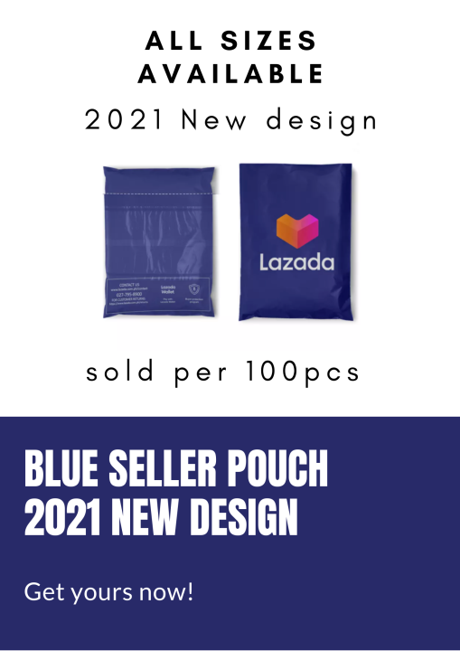 BLUE pouch new design 2021 all sizes available sold per 100pcs | Lazada PH