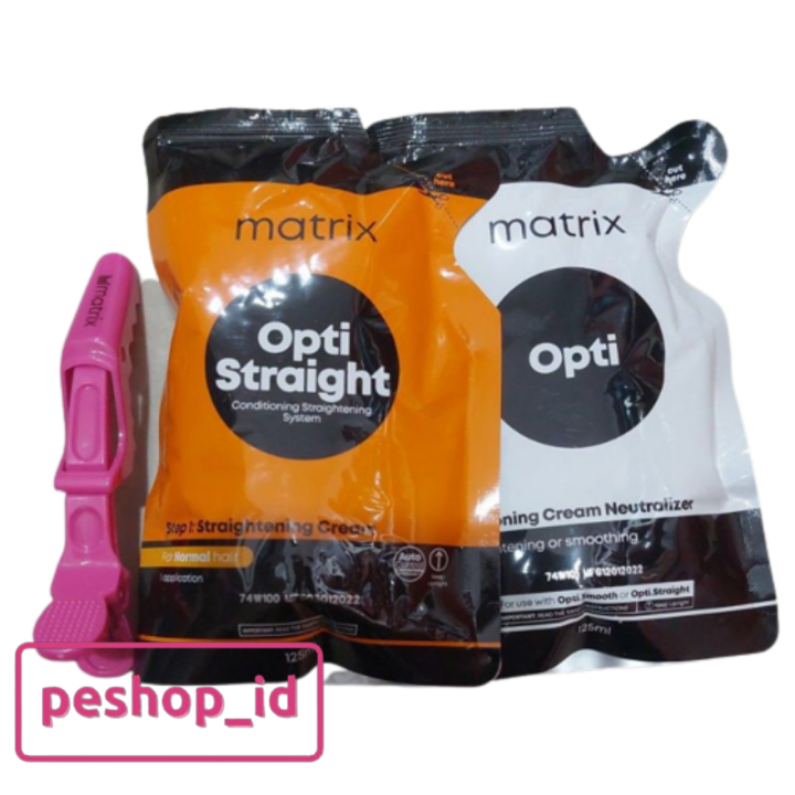 MATRIX mini opti straight 125 ml 1 Paket Normal Smoothing rambut ...