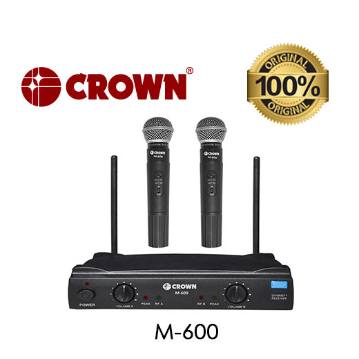 M-600 CROWN WIRELESS MICROPHONE | Lazada PH