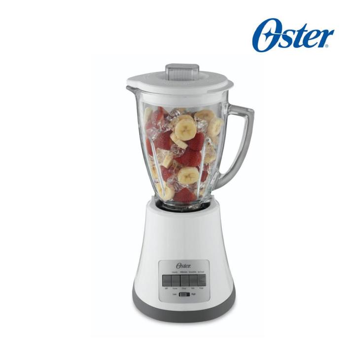 Oster 8-Speed Blender with 1.25L Heat Resistant Glass Jar, All-Metal ...