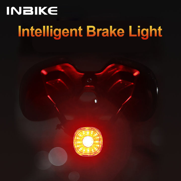 ไฟท้ายจักรยาน INBIKE สําหรับ MTB และถนน ชาร์จไฟใหม่ได้ 6 ระดับ แสงไฟ LED เข้าชุดอุปกรณ์จักรยาน ...