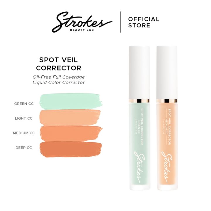 Strokes Spot Veil Corrector Oil-Free Matte Liquid Color Corrector ...