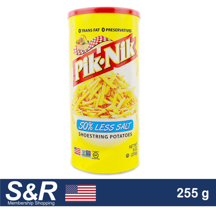Pik-Nik 50% Less Salt Shoestring Potatoes 255g | Lazada PH