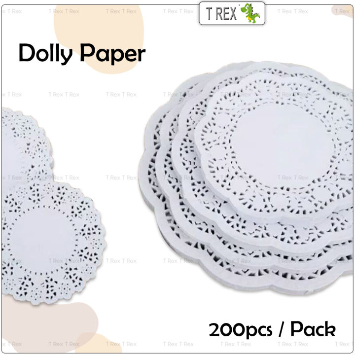 200pcs Dolly Paper / Doyleys Paper / Doily Paper / Kertas Dolly ...