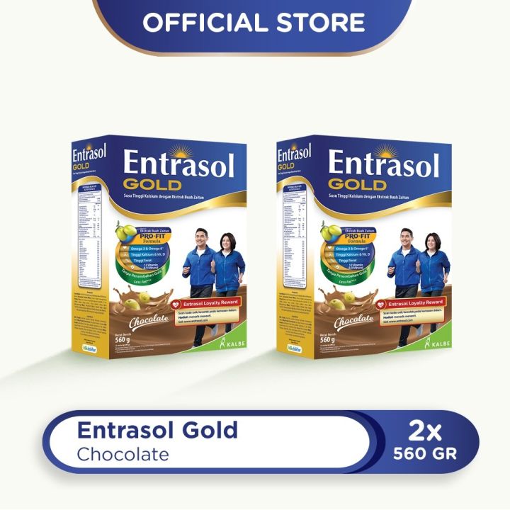 Entrasol Twinpack Gold Chocolate 560g | Lazada Indonesia