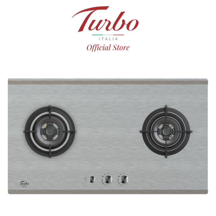 Turbo Italia - Turbo Incanto T882SSV 88cm 2 burners built-in Stainless Steel hob | Lazada Singapore